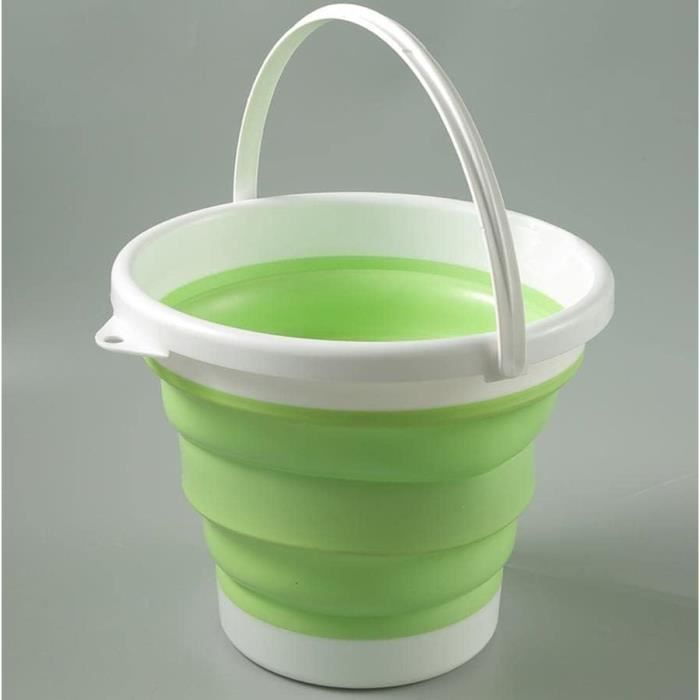Seau Pliable En Silicone Seau Pliant Portable Seau De Voiture En ...