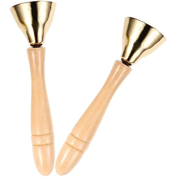 1 Paire Sonner La Cloche Instruments De Musique en Bois pour Tout-Petit ...