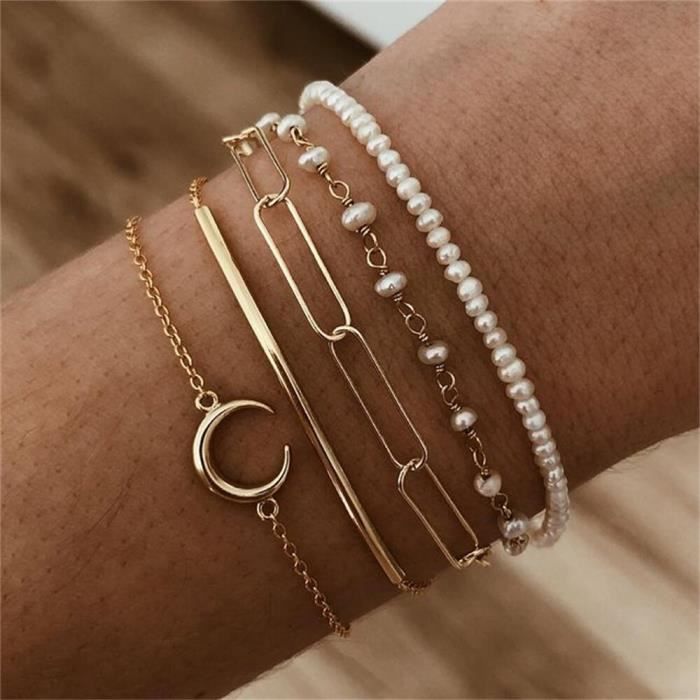 Bracelets Boho à plusieurs niveaux pour femmes bijoux Vintage ...