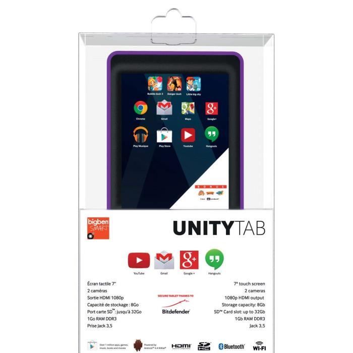 TABLETTE TACTILE ANDROID VIOLETTE 7 POUCES - Cdiscount Informatique