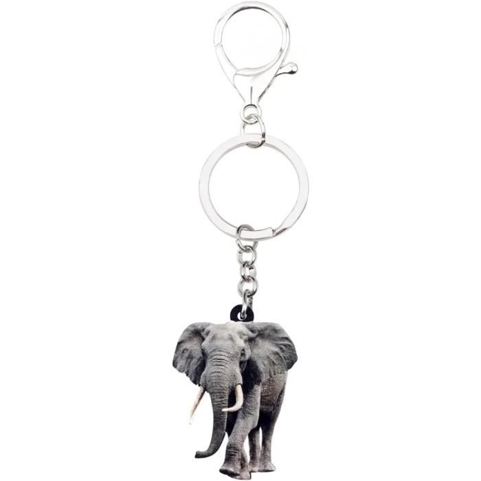 African Jungle Elephant Keychain Anneaux Bijoux Pour Femmes Filles ...