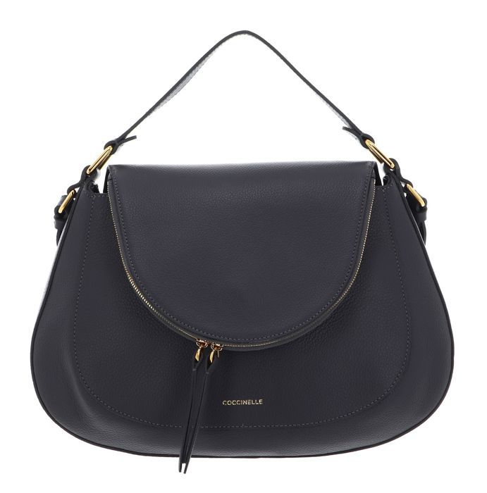 COCCINELLE Sac à main gris en cuir pour femme - Coccinelle Sole Handbag ...