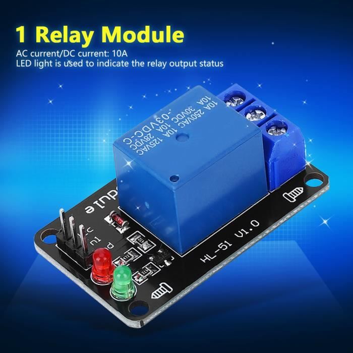 EJ.life 1 module relais Carte de Relais 3.3V sans Commutateur de ... EJ.life 1 module relais Carte de Relais 3.3V sans Commutateur de ...