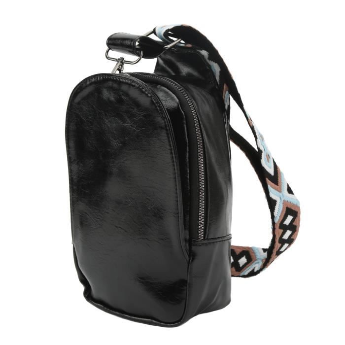 LAT Sac à dos en cuir PU Sac à bandoulière en cuir PU Sac à bandoulière ...