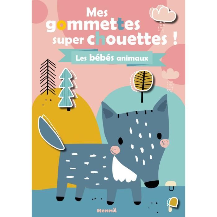 Livre de gommettes - Hemma - Mes gommettes super chouettes - Bébés ...