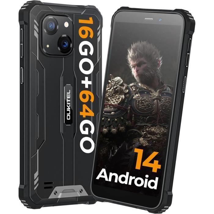 OUKITEL G2 Smartphone Incassable 16Go+64Go/1To TF,6300mAh Batterie,13MP ...