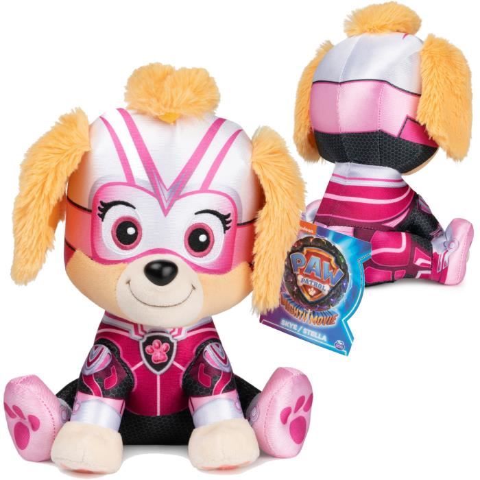 Patrouille The Mighty Movie mascotte Skye peluche chien doux 23cm ...