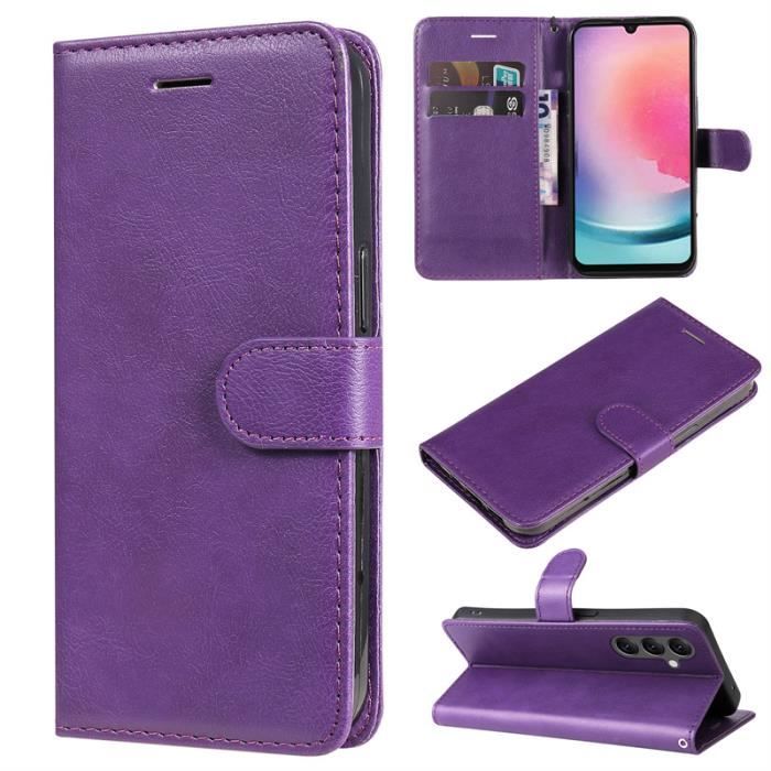Etui pour Samsung Galaxy A25 5G-A24 4G 6.5", Fentes Cartes Housse ...