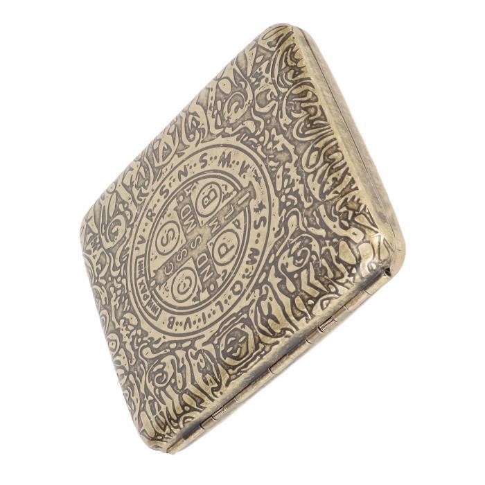 Shipenophy boîte à cigarettes en métal Étui à cigarettes en métal ...