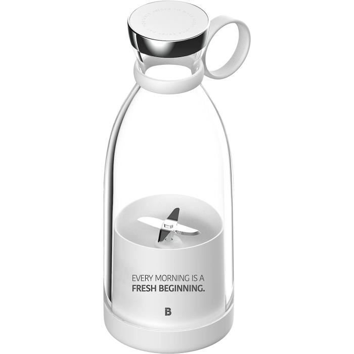 Mixie Gourde Blender Portable sans fil 350 ml pour Smoothies et Milk ...