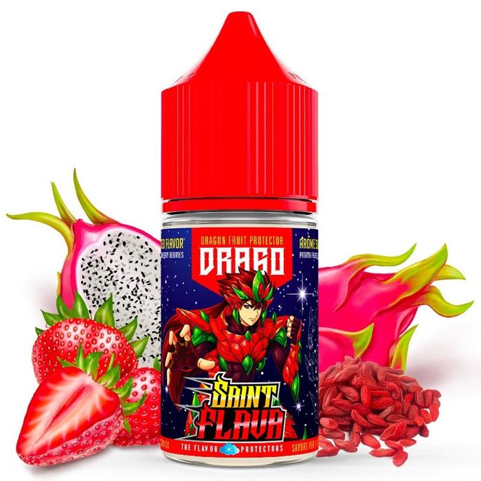 Concentré DIY Fraise Fruit du Dragon Baie de Goji 30ml Drago Saint ...