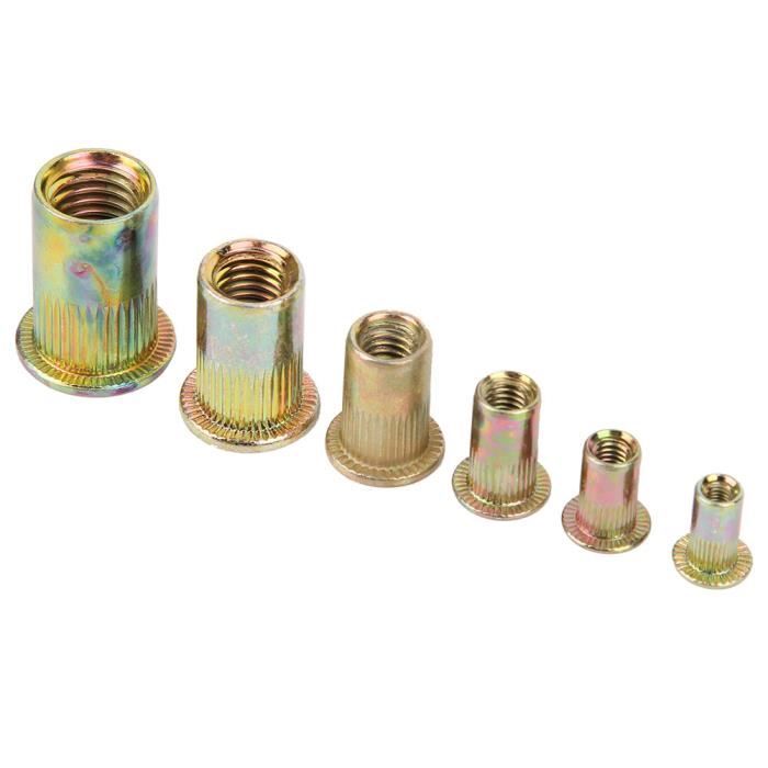 Jeu d'écrous à rivets 6 Types Différents d'écrou à Rivets, écrou d ...