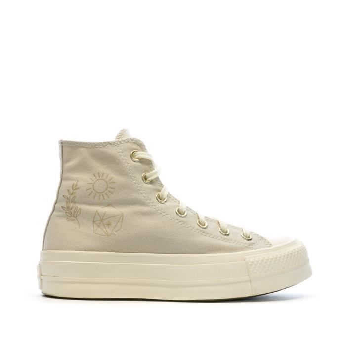 Baskets Femme - CONVERSE - Chuck Taylor Lift Hi Desert - Plateforme ...