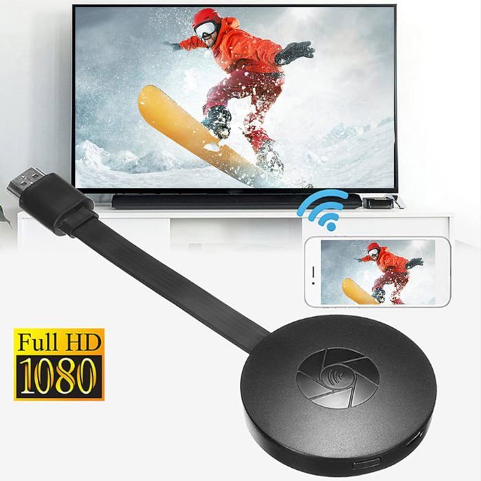 G20 Mirascreen 1080P sans Fil WiFi Display TV HDMI Dongle Media ...