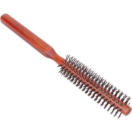 Brosse À Cheveux Ronde Pour Brushing Avec Poils En Nylon Doux, Brosse À ...