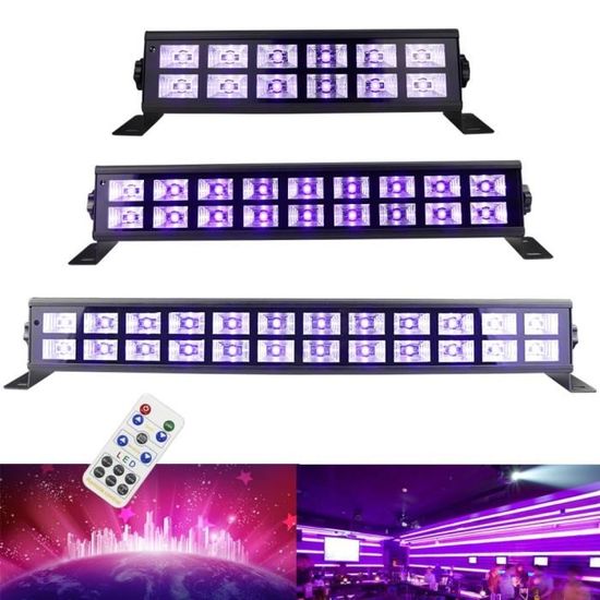 36W 12LÉDS - Lumière de scène LED UV 72W 24LED 36W 54W 12LED DMX512 DJ barre de lumière noire ...