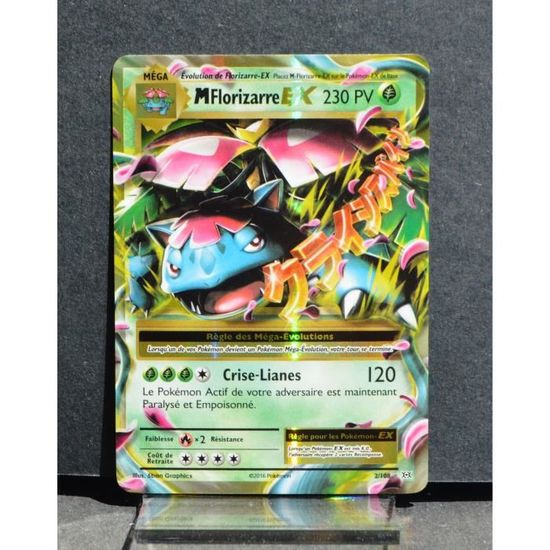 Florizarre Méga Ex Gold Prix , Carte Pokémon Méga Florizarre EX 100/108 ...