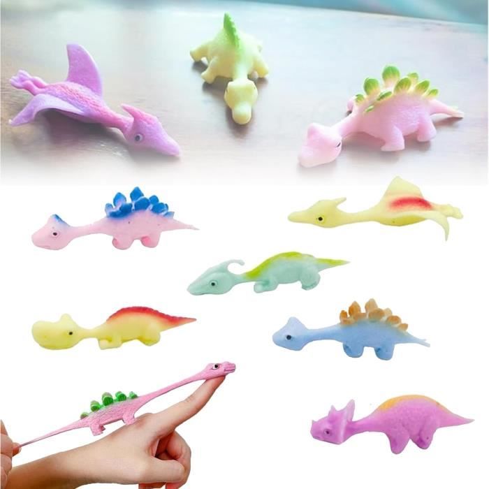 Slingshot Dinosaur Finger Toys, 2024 New Finger Dinosaur Toys, Rubber ...