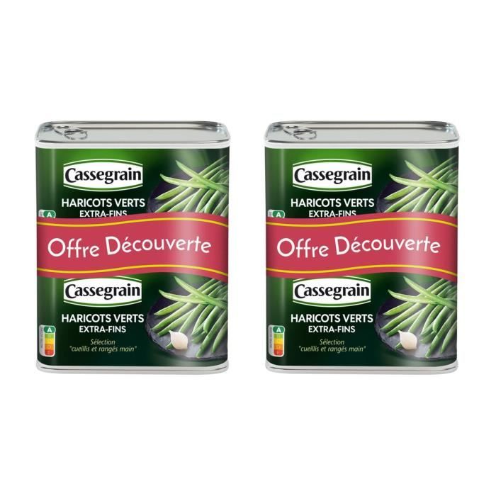 [ Lot de 2] Haricot vert extra-fin Cassegrain x2 - 220g - Cdiscount Au ...