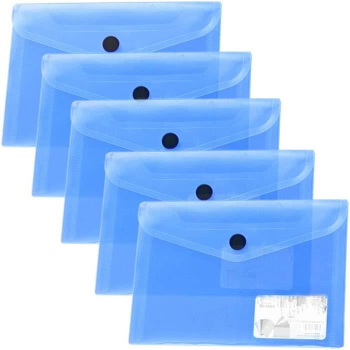 Pochette Plastique Chemise De Documents A5 Porte-Documents en Plastique ...
