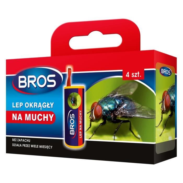 Bros Lot de 4 attrape-mouche stickers anti-insecte - Cdiscount Au quotidien