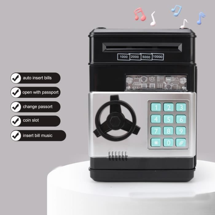 Electronic Piggy Bank Safe Box Money Boxes For Children Digital Coins ...