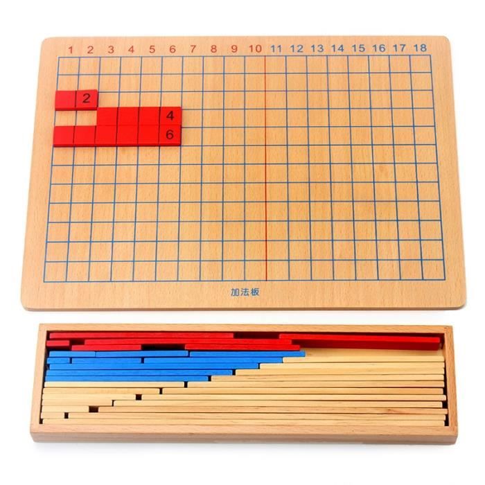 Experience Scientifique P87D8 Montessori Addition Subtraction Strip ...