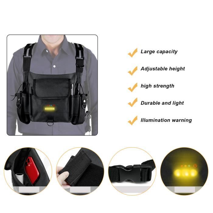 ESTINK Radio Chest Harness Rig Radio Poitrine Harnais Rig Radio ...