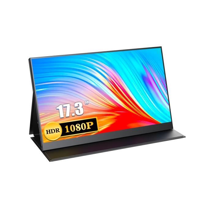 Écran Portable Pour PC 17,3 pouces USB C Écran Full HD 1920x1080 adapté ...