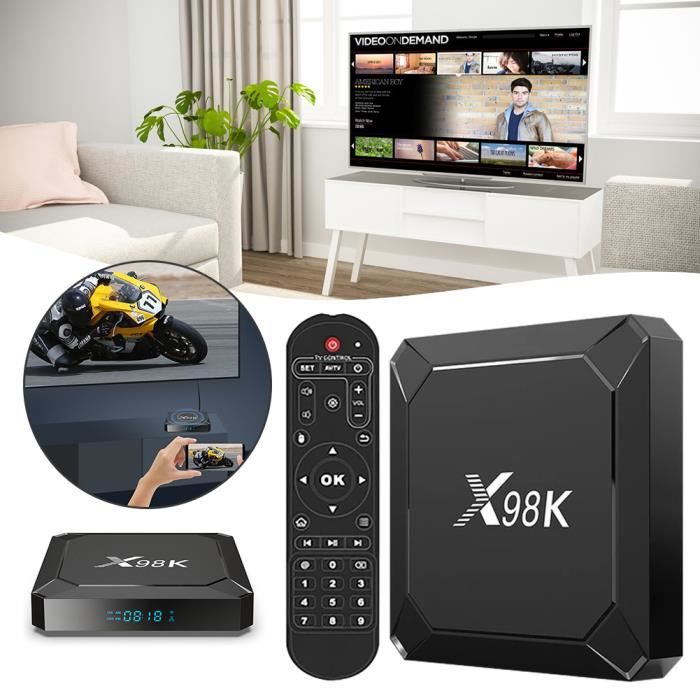 TV Box X98K Smart TV Boîte 4+32 Go Lecteur Multimédia Android 12.0 Quad Core WIFI 4K H.265 HDR ...