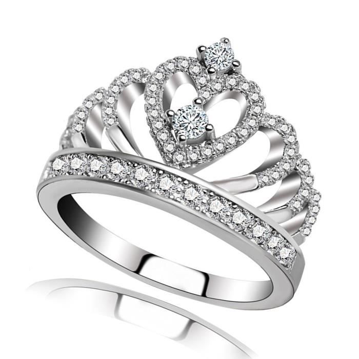 Chevaliere RTESB couronne de princesse de la princesse femmes anneaux ...