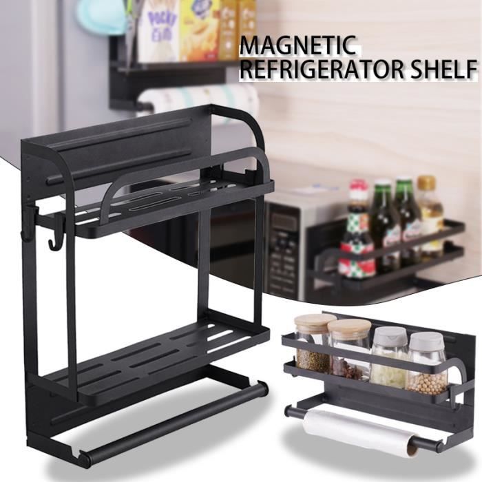 Multi-Functional Refrigerator Storage Rack Side Shelf Magnetic ...