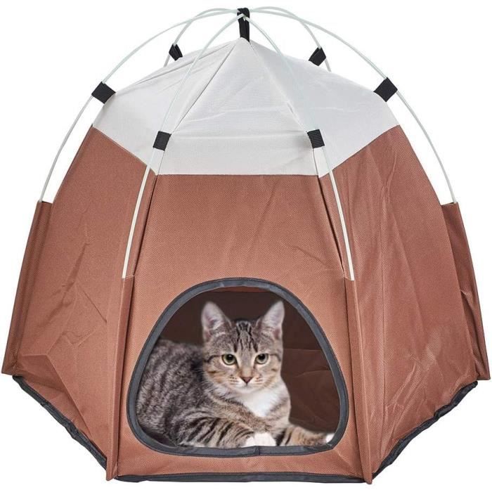 Panier de tente pour chat ou petit chien en tissu doux pliable pliable ...