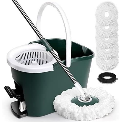 Kit Balai Serpillère Avec Seau Essoreur, Serpillere Pour Nettoyage Sol ...