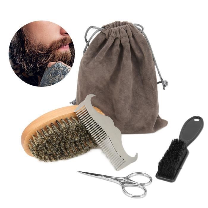 ABI Kit de soins de la barbe Kit de coupe de barbe léger et durable ...