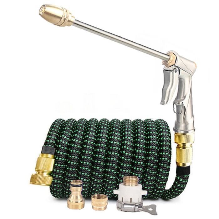 TUYAU - BUSE - ACCESSOIRE DE BUSE,H08-1-2 ''-25ft--Tuyau'arrosage magique extensible, Flexible ...