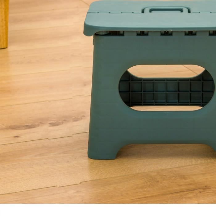 Escabeau pliant - ZJCHAO - Vert clair - Portable - Solide - Peu ...