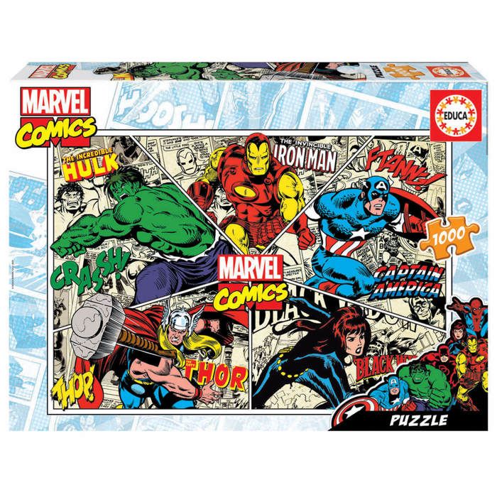 Puzzle 1000 pièces : Marvel comics - Cdiscount Jeux - Jouets