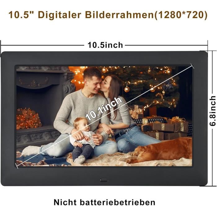 TSITSC Cadre photo numérique de 10,5 pouces avec télécommande ...