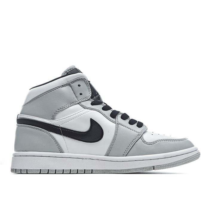 Air-Jordan 1 midlight gris fumée original, chaussures de basketball ...