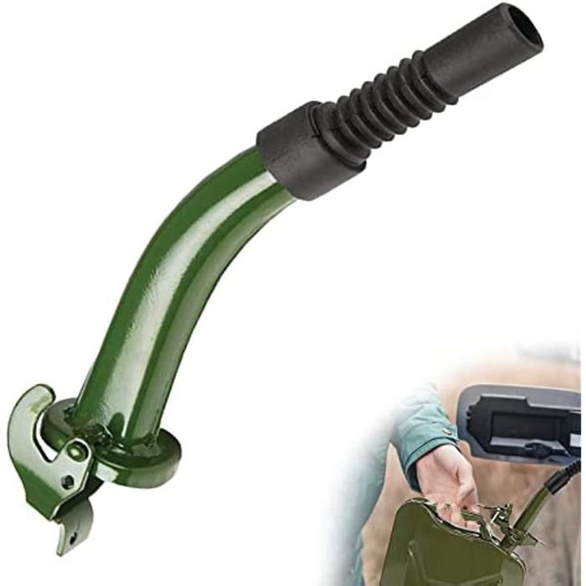 Buse de Bidon en Métal, Bec Verseur Jerrican Bec Caoutchouc Buse métal ...