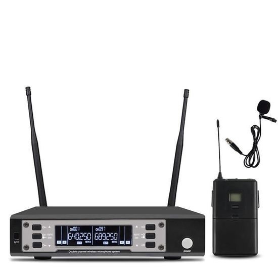 Lavalier-SOMLIMI-Microphone sans fil professionnel, 135G4 9000-KSM9, un récepteur, un émetteur ...