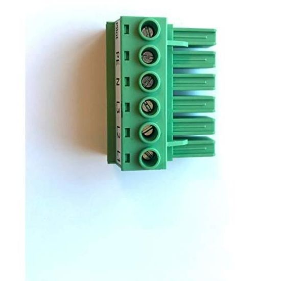 Charge Amps Terminal Block Plug-In 16-32A 6 Pole, Ca-101005 (6 Pole Sp ...