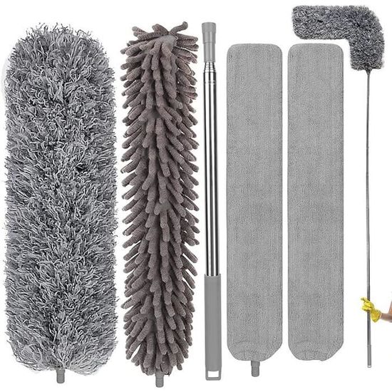 Plumeau, Kit de plumeau en Microfibre avec rallonge télescopique ...