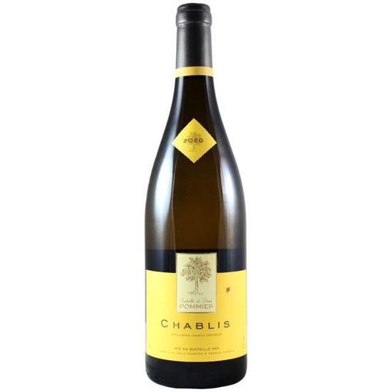 Chablis Blanc 2020 - Bio - 75cl - Maison Pommier - Vin AOC Blanc de ...
