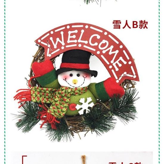 Couronne de noel,Xmsa – guirlandes de noël,couronnes murales,ornements ...