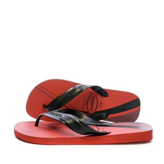 Tongs - Havaianas - Max Basic - Rouge - Homme - Synthétique - Cdiscount ...