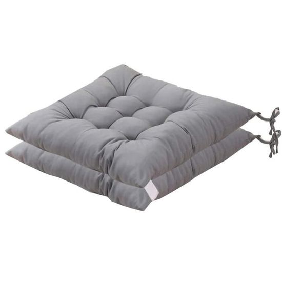2 Coussins de Chaises Carrés,WOVTE 40x40 Coussins de Siège Décor Maison ...