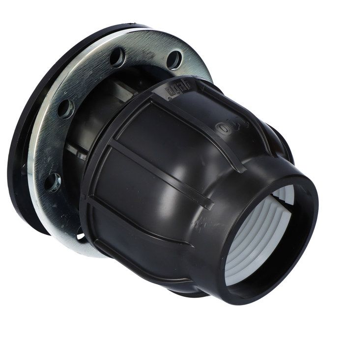 Bride de serrage PP 110x4"" DN100, PN10/PN16 avec bride, pour tubes PE ...