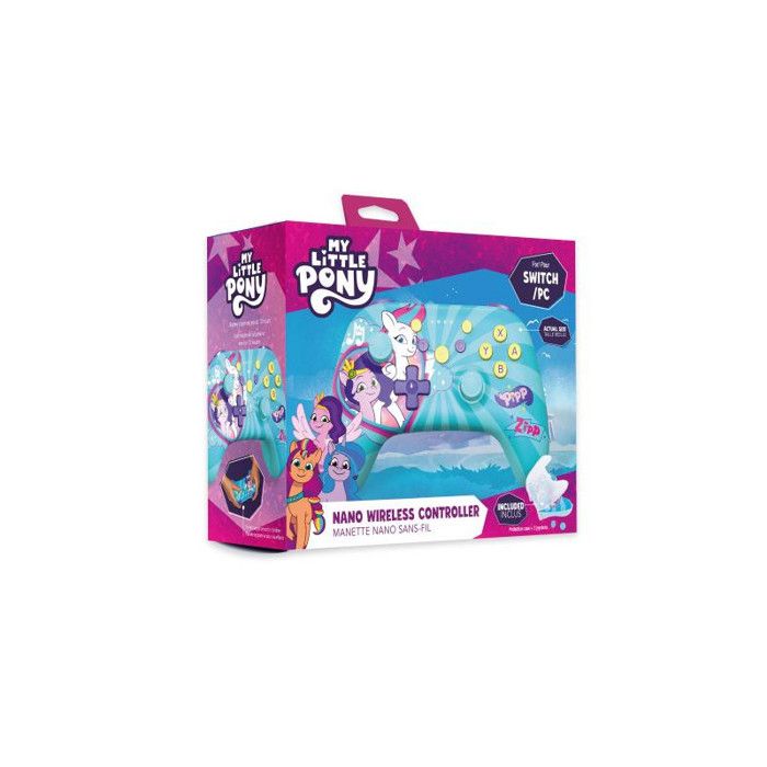 Manette Switch/PC Nano Sans-fil - My Little Pony Pipp & Zipp + Goodies ...
